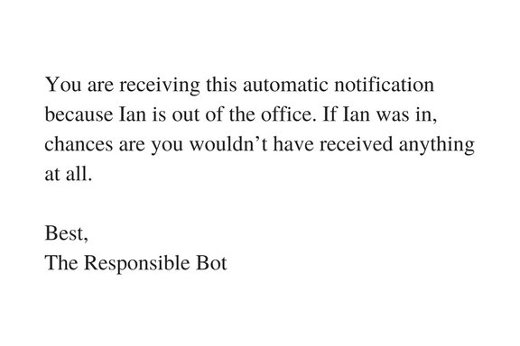 The funny out of office message: craft your own